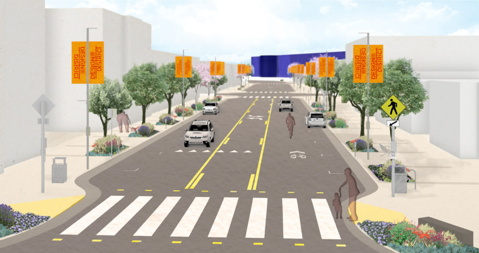 New Project Renderings Show New Trees | WEHO Design District Streetscape