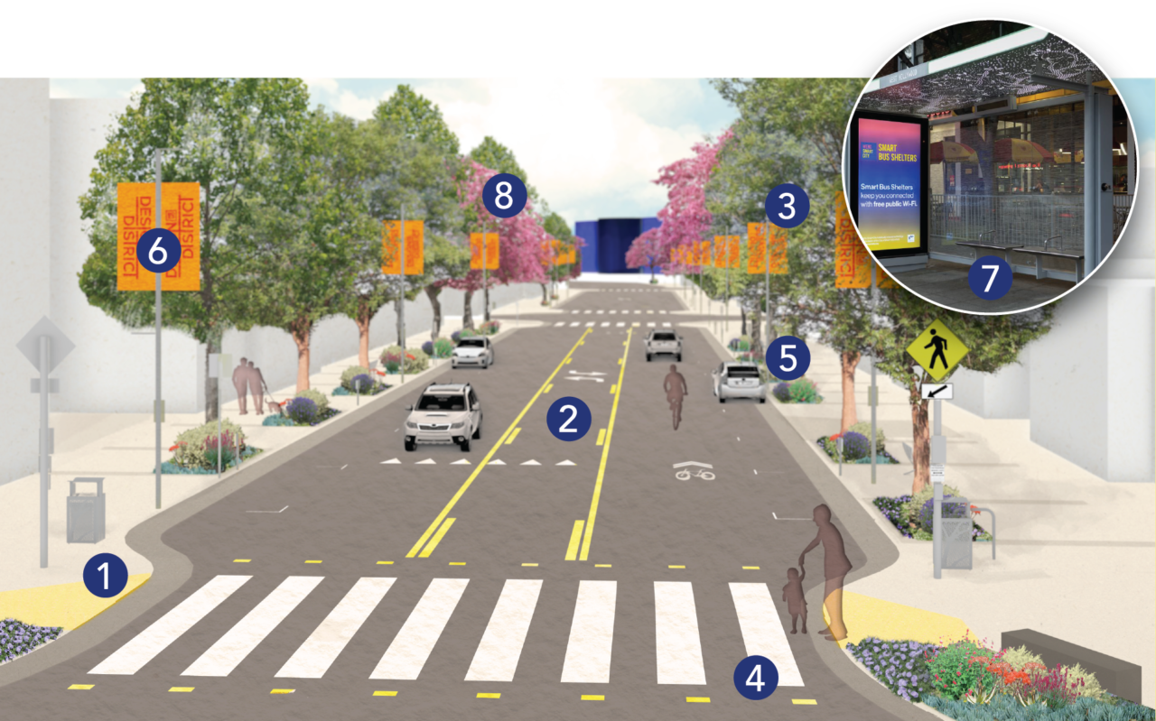 WEHO Design District Streetscape